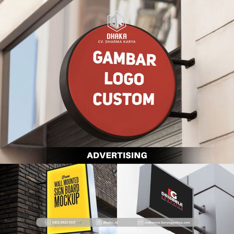 Advertising (Neon Box, Backdrop, Sticker, dll)