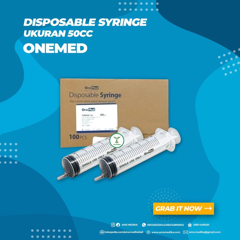 Disposable Syringe 50CC Onemed