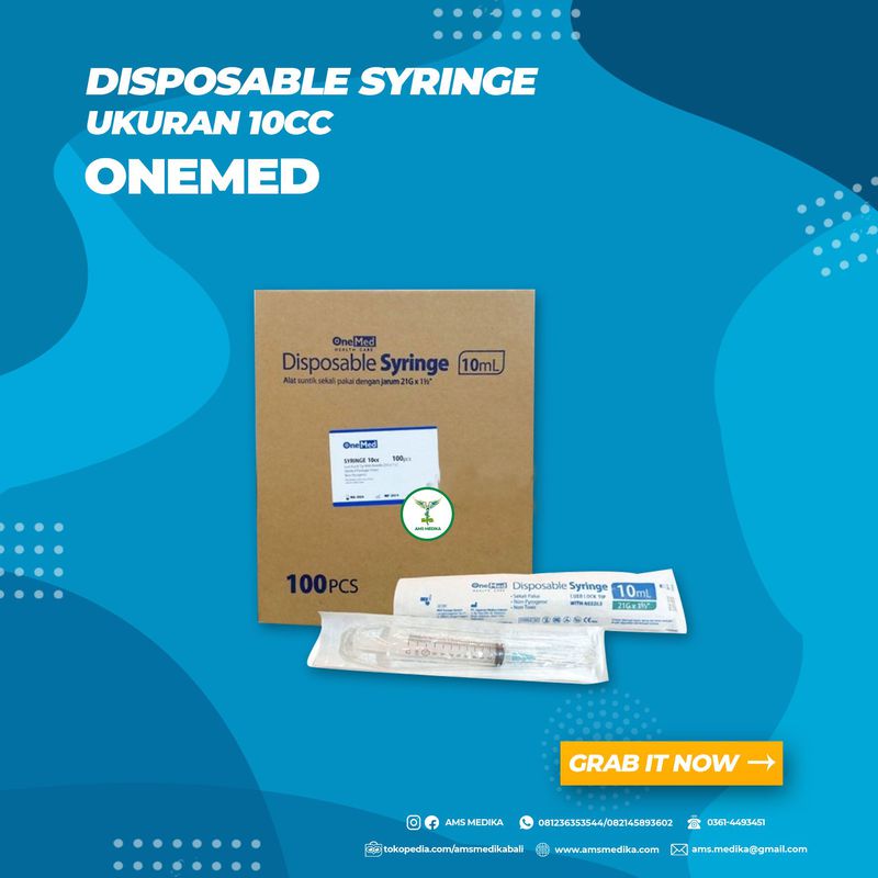Disposable Syringe 10CC Onemed