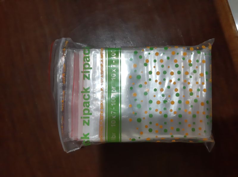 Plastik klip Zipack uk 7x10