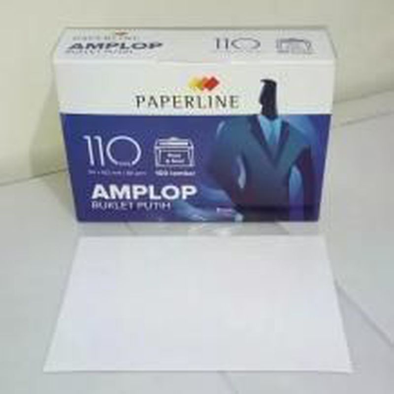 Amplop Putih Uk. 17 x 11 cm pakai lem