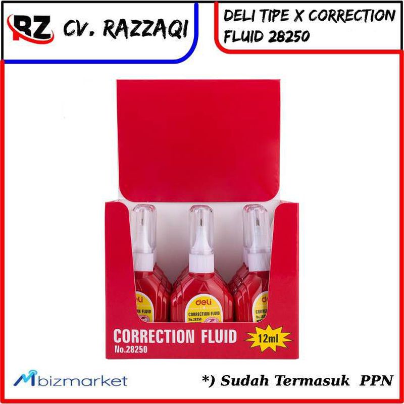 DELI TIPE X/CORRECTION FLUID 28250