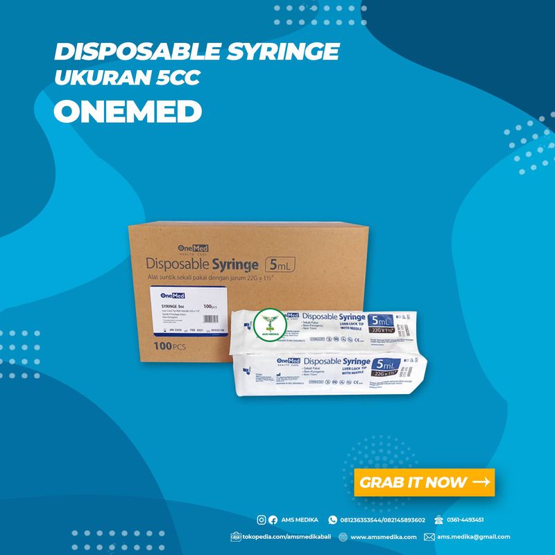 Disposable Syringe 5CC Onemed