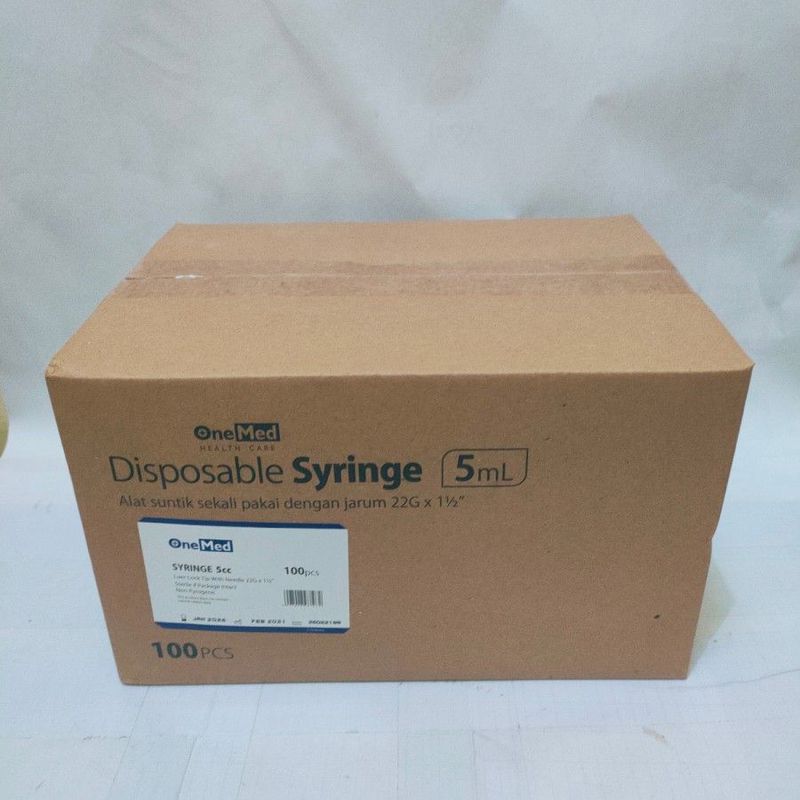 SPUIT 5 ML ONEMED / DISPOSABLE SYRINGE 5CC