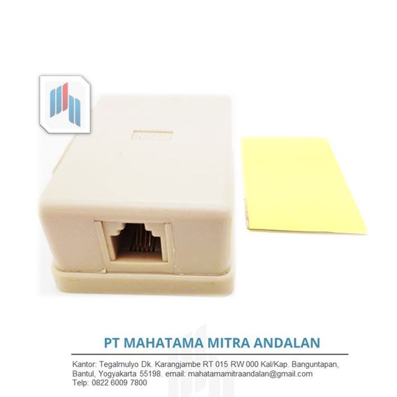 Roset Telepon 1 Lubang Merk Kitani