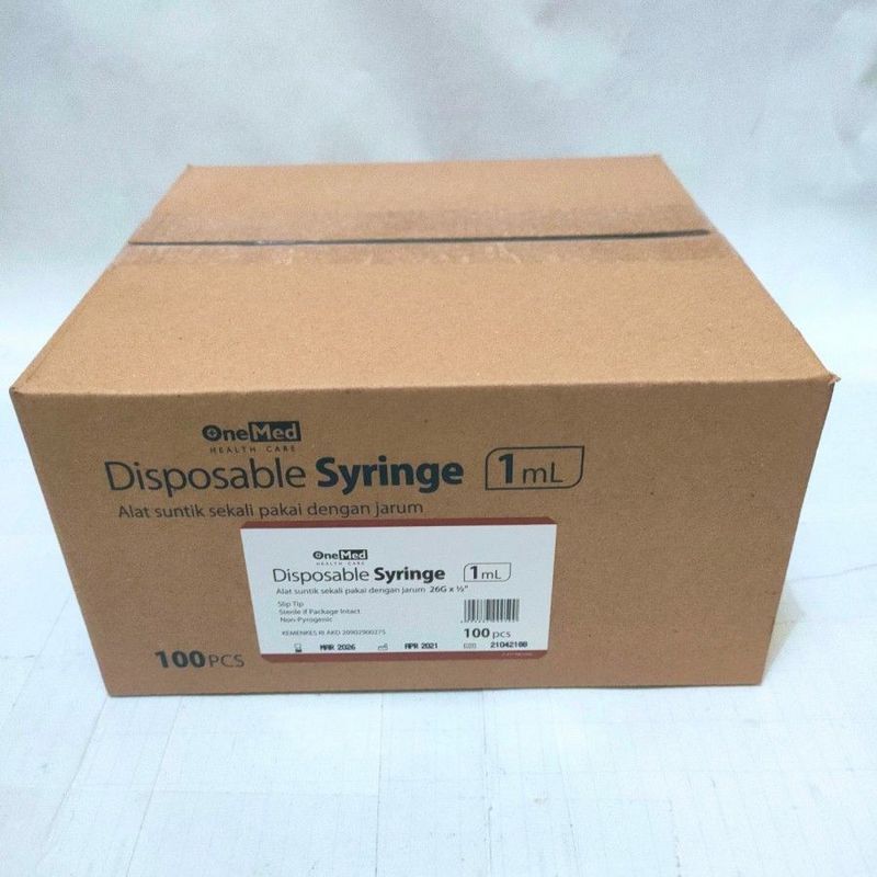SPUIT 1 ML ONEMED / DISPOSABLE SYRINGE 1CC