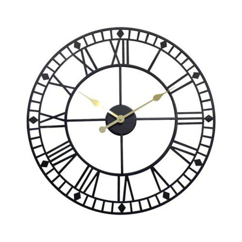 INFORMA JAM DINDING BESI-IRON WIRE WALL CLOCK R005 65X65X4CM