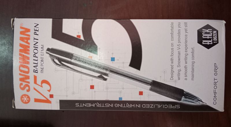 ballpoint Snowman V-5
