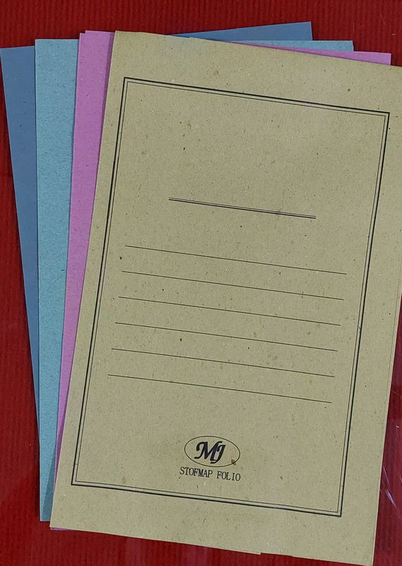 Stop Map/Map kertas Merk MJ - Merah