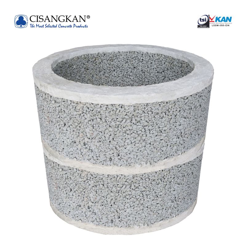 Sumur Resapan Dangkal - Pervious Buis Beton Tanpa Tulangan - 1 Meter