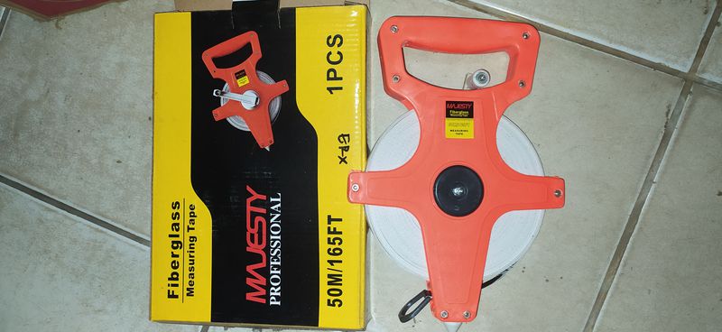 meteran tanah/meteran gulung ukur lahan tanah panjang 50 meter