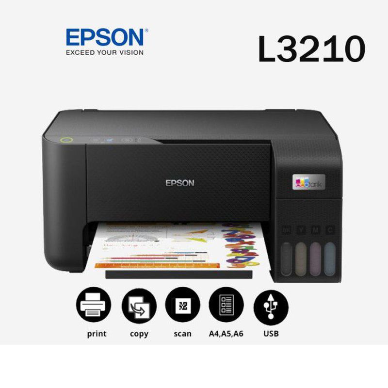 Epson Printer L3210 Print,Scan.Copy