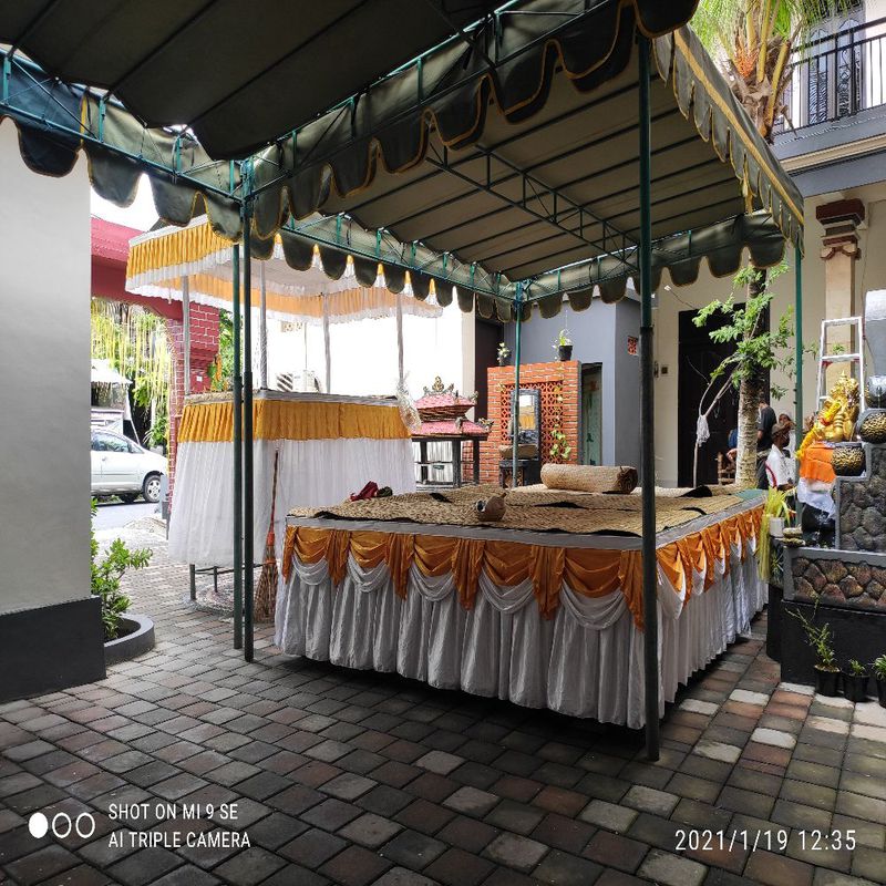 Tenda polos biasa ukuran 4x5