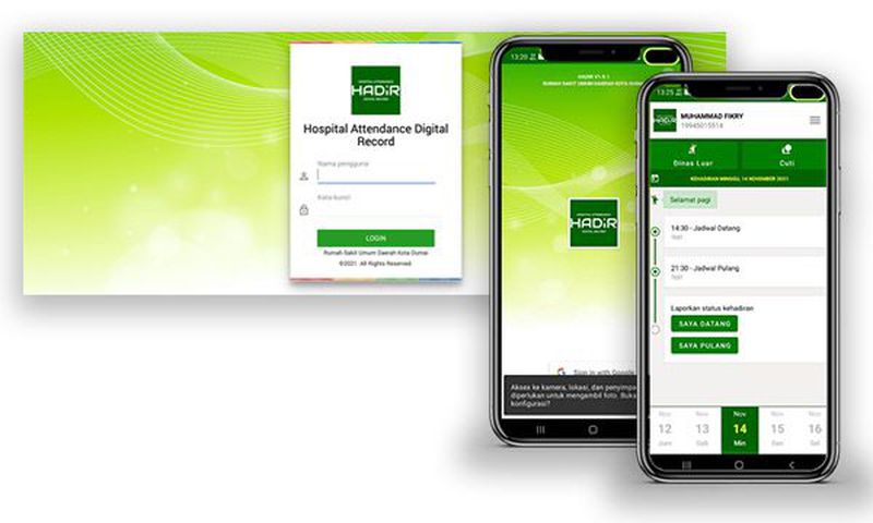 Aplikasi Absensi Online Rumah Sakit berbasis Mobile Apps (Android dan IOs)