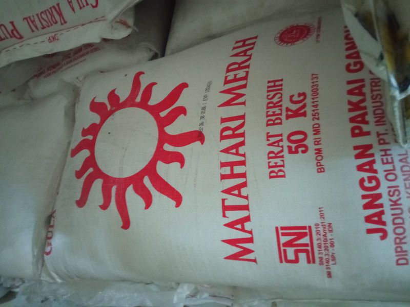 Gula Kristal Putih Matahari Merah 50 kg