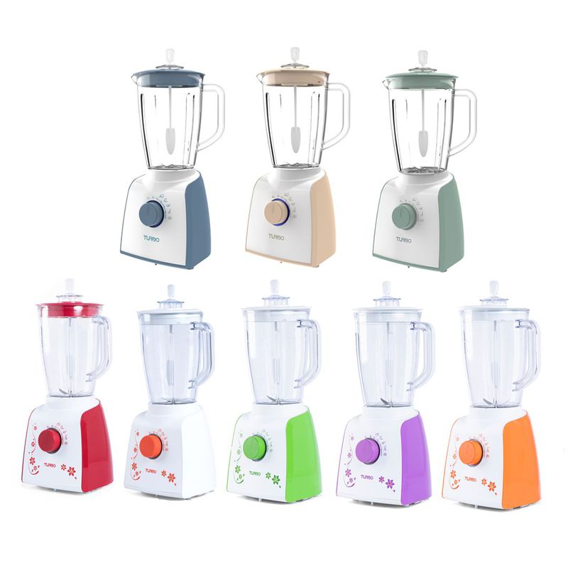 TURBO Blender Plastik All in One EHM8099 - Merah