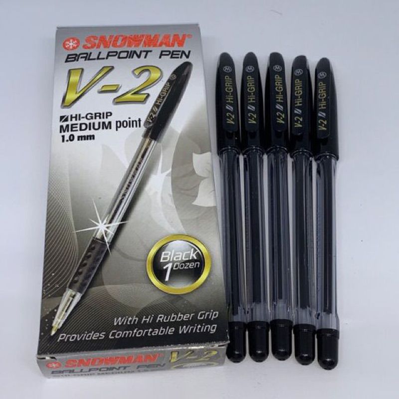 Snowman Balpoint V2 Hitam