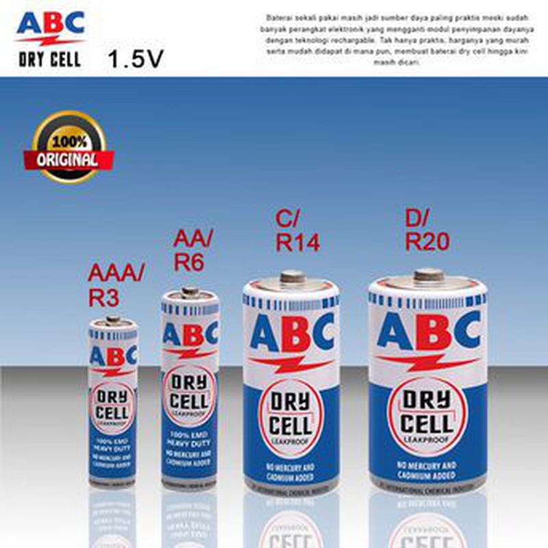 BATERAI ABC - BESAR