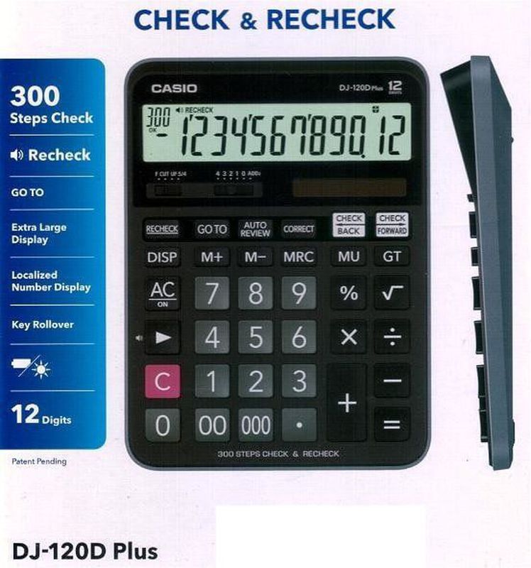 Casio Calkulator DJ - 120D PLUS