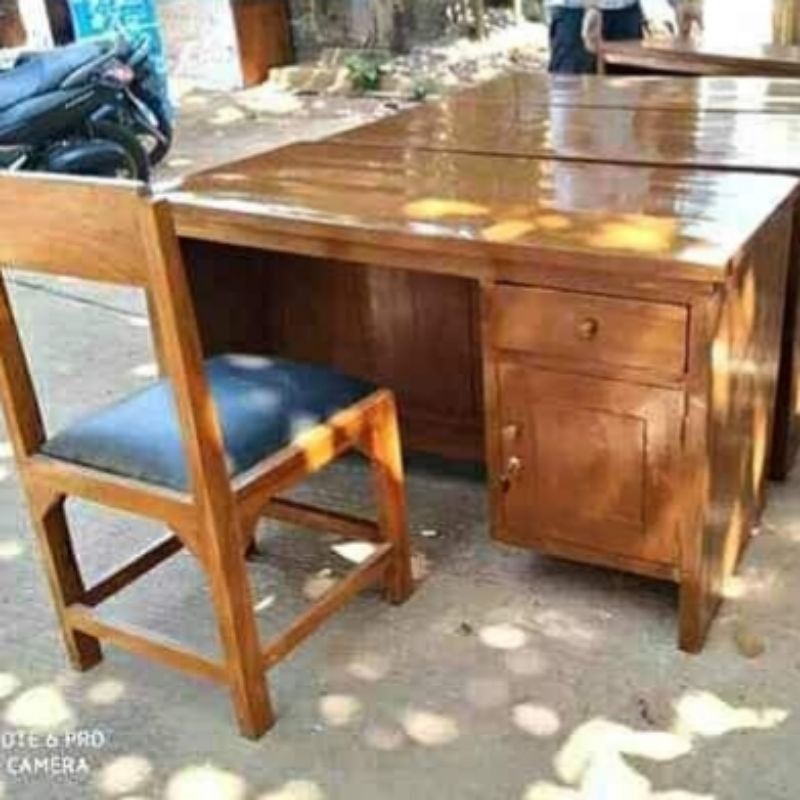 set meja kantor staff murah