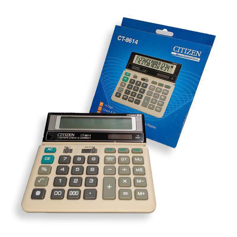 Citizen Kalkulator 14 Digit CT - 8614