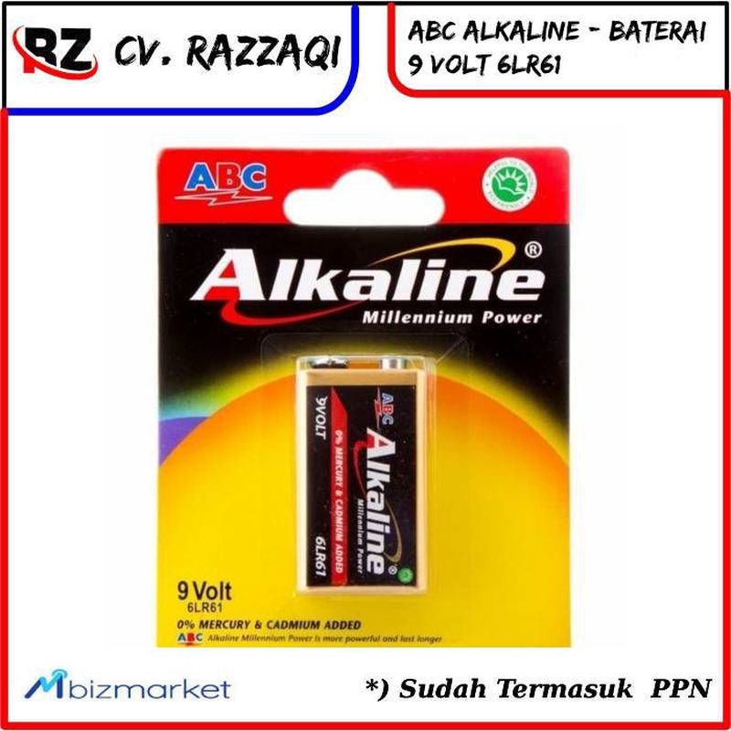 ABC Alkaline - Baterai 9 Volt 6LR61