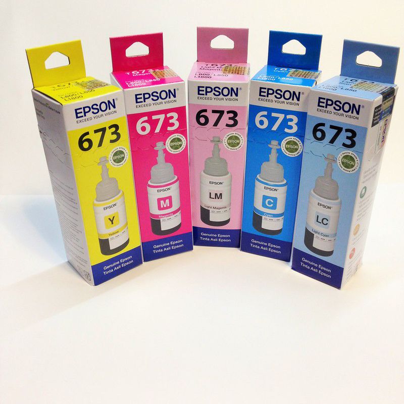 Tinta Epson 673 Color (Warna)