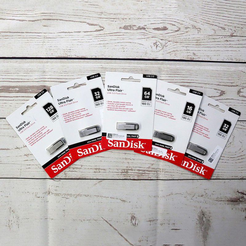 FLASH DISK | SANDISK ULTRA FLAIR 128 GB/150 MBPS UNIT