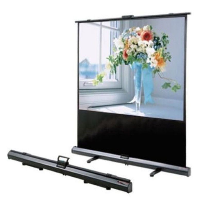 Layar Handy Pull Up Proyektor 80 inch (167 x 127) Screen Projector ...