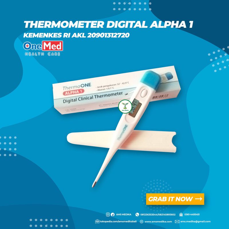 Thermometer Digital Alpha One Onemed