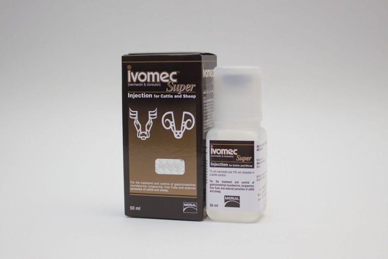 IVOMEC SUPER injection 50 ml - Merial - Obat kutu Parasit Cacing Hewan