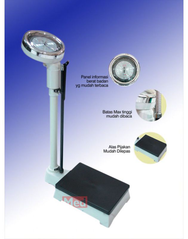 Timbangan Badan + Uk. Tinggi Badan
