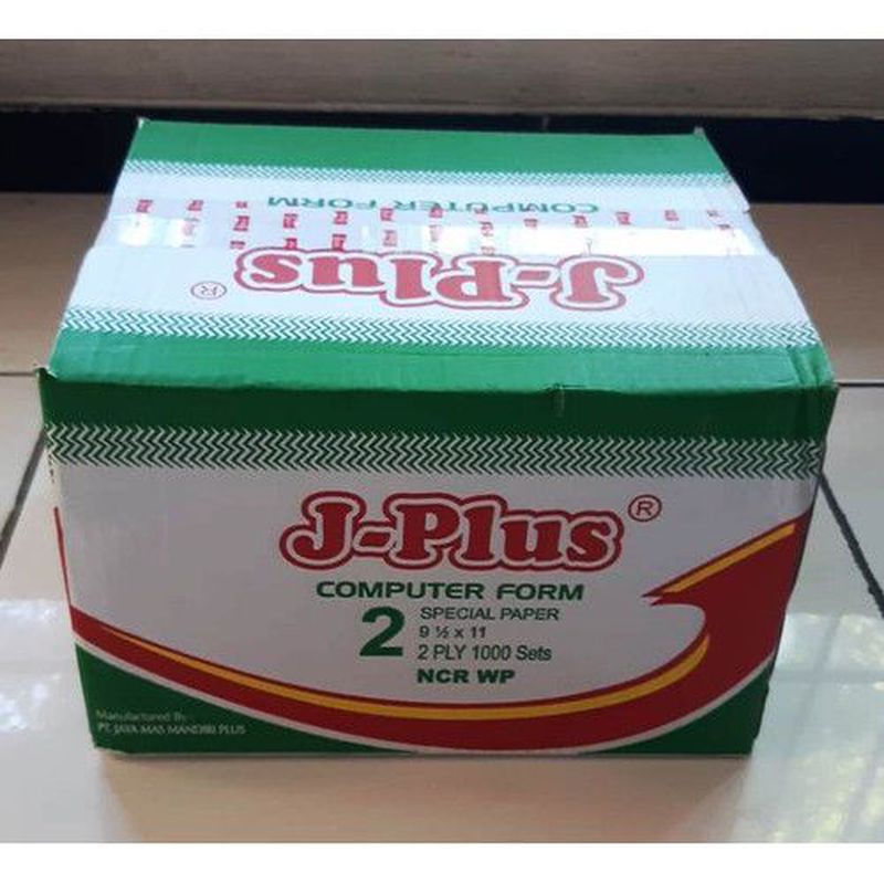 Kertas Continous Form J-Plus 2 ply 9,5 x 11