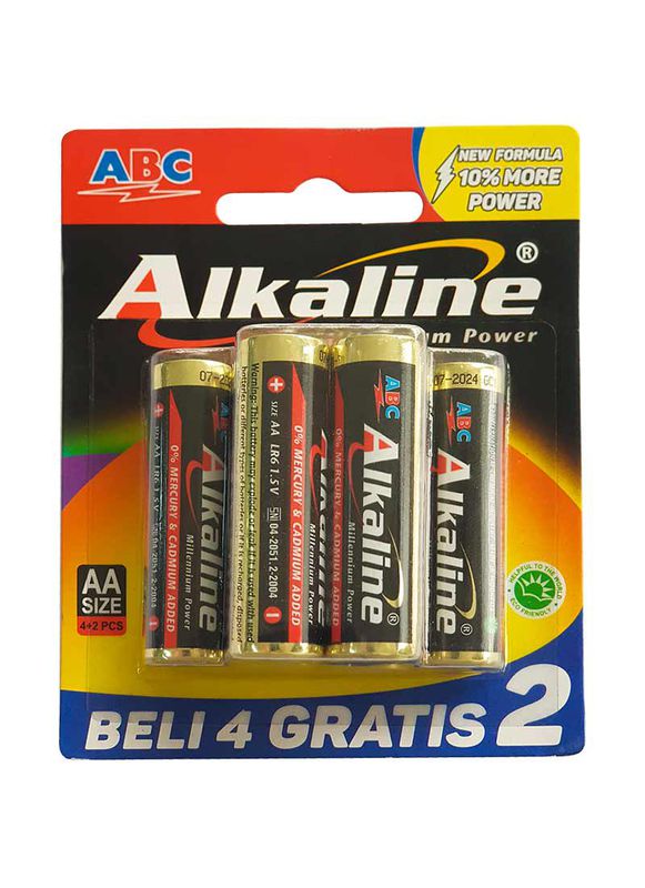 Batu Baterai Alkaline A2 ISI 6 BIJI