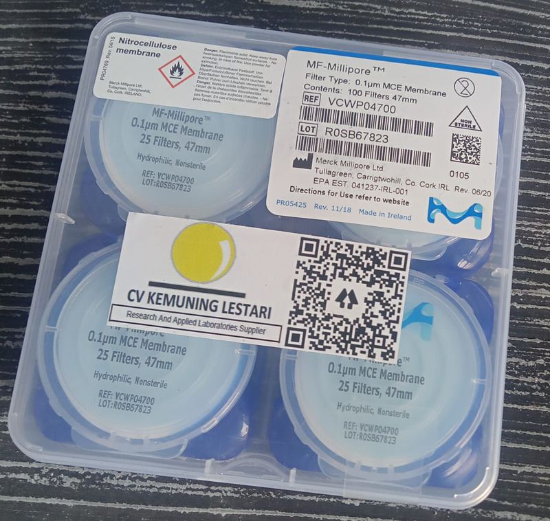 MF-Millipore™ Membrane Filter, 0.1 µm, 47mm VCWP 04700