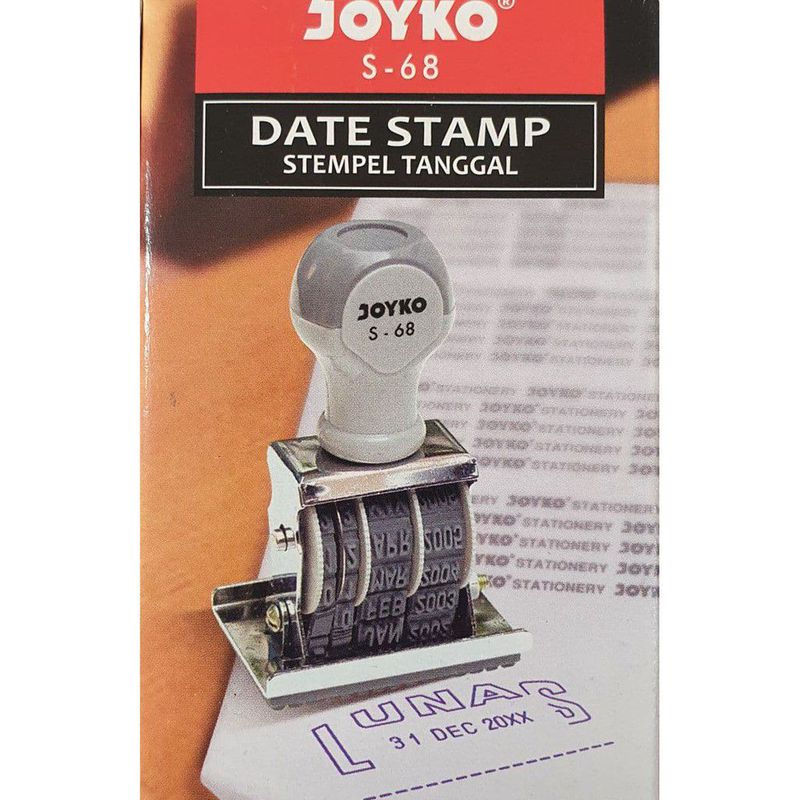 Joyko Date Stamp Joyko S-68 Stempel Tanggal dan Lunas