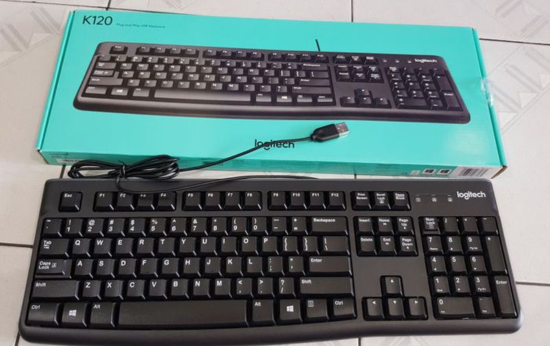 Logitech Keyboard Komputer Logitech K120