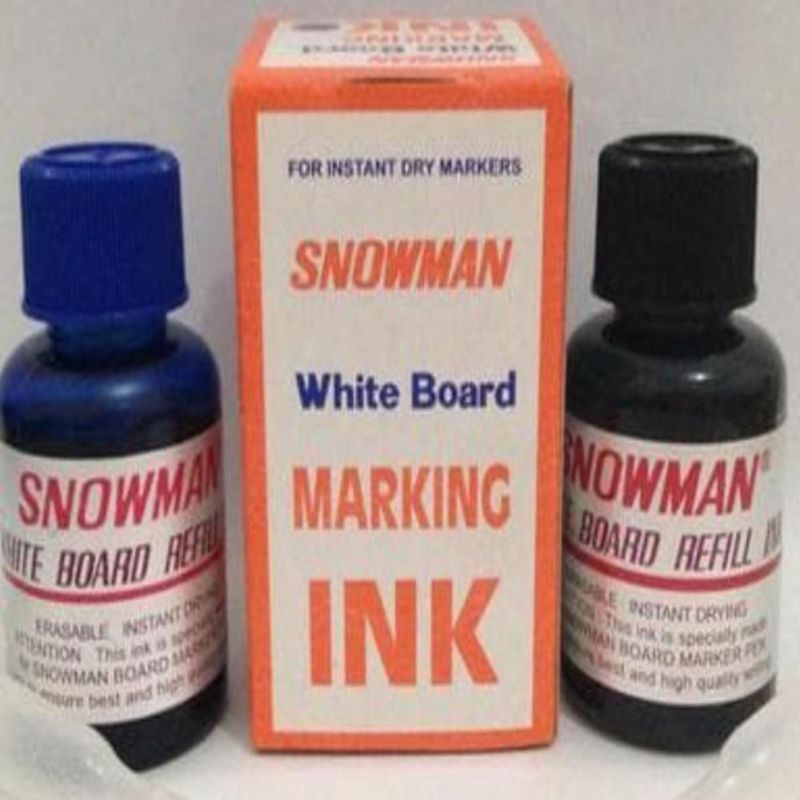 Snowman Tinta Spidol White Board Snowman - Biru