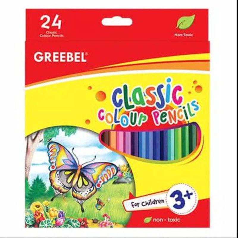 Greebel Pensil 24 Warna Greebel Classic