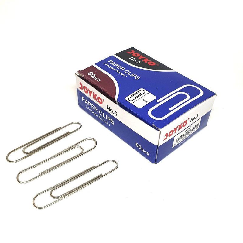 Joyko Paper Clip Joyko No. 5 60 Pcs