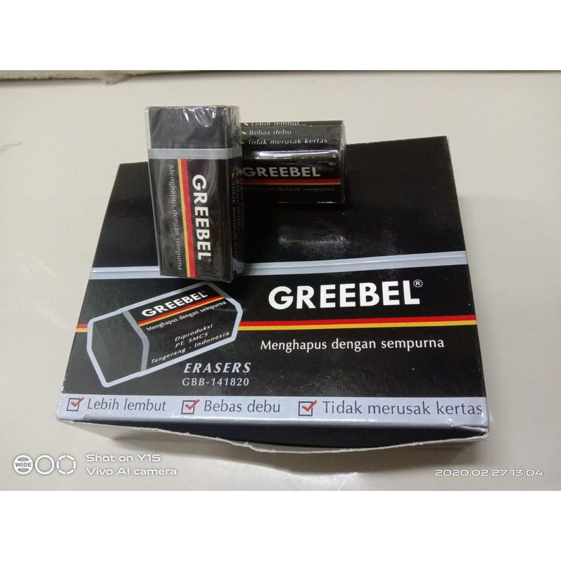 Greebel Penghapus Greebel Hitam GBB - 141820