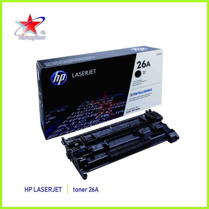 Tinta HP 26A Black Original Laserjet Toner Cartridge