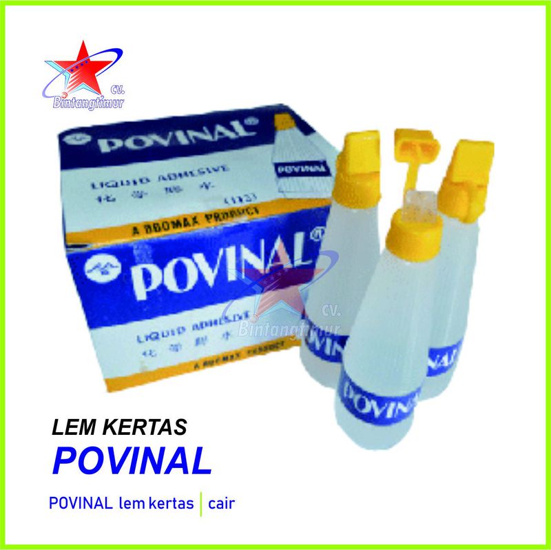Lem Kertas Cair POVINAL