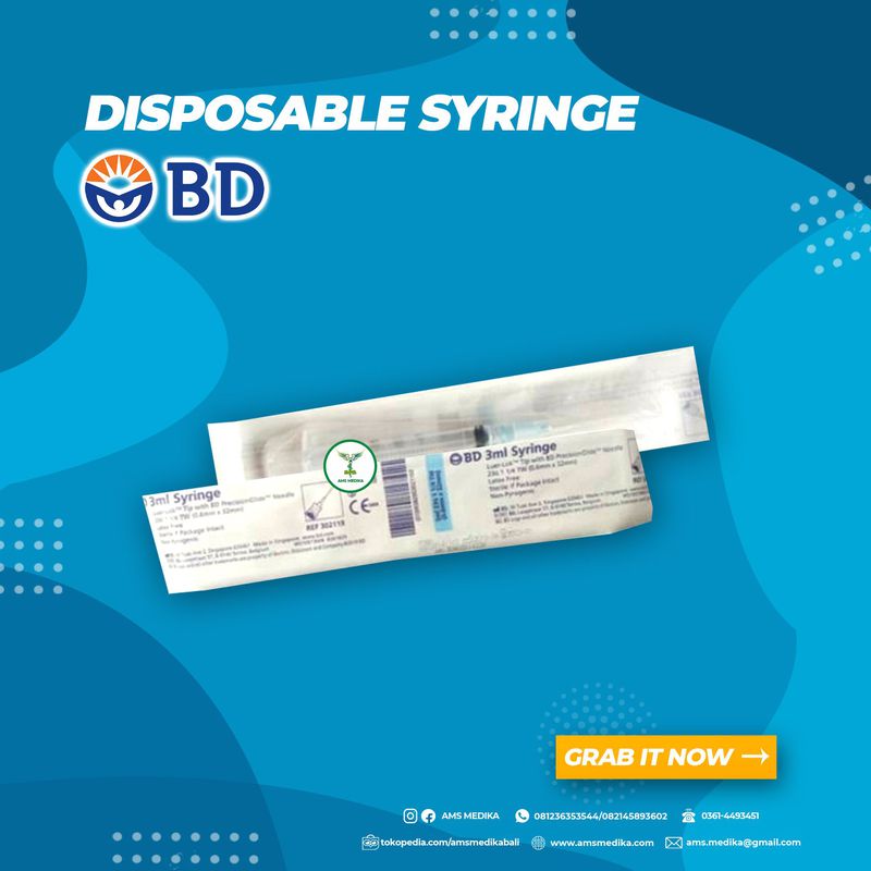 Syringe / Spuit AGD (Analisa Gas Darah) BD