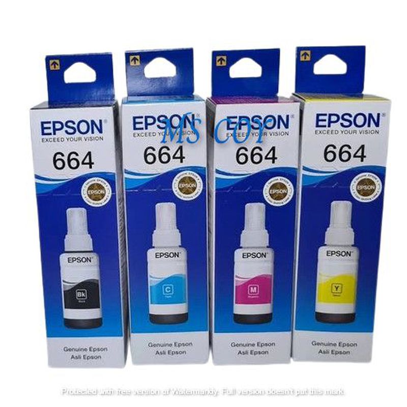 TINTA EPSON 664 ORI - CYAN