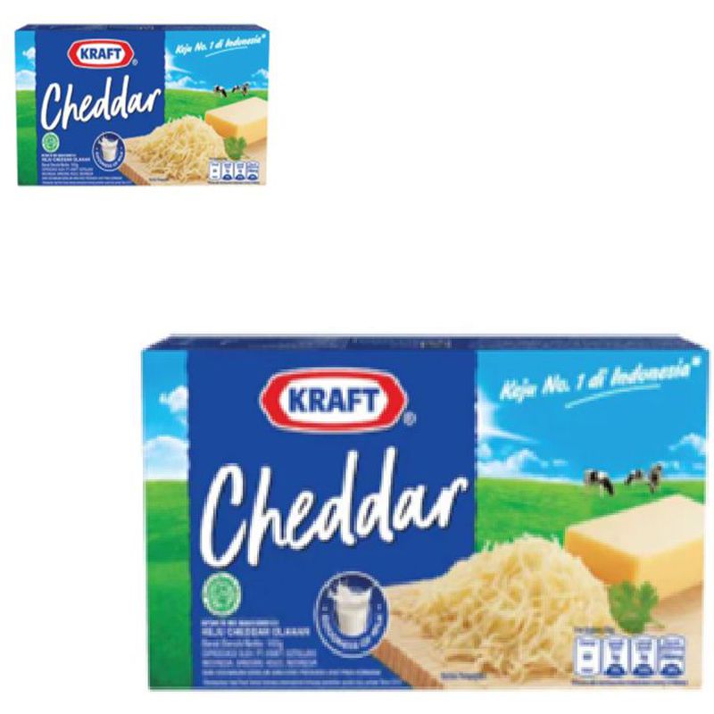 Keju Kraft Cheddar 160 gr
