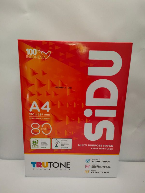 Kertas SIDU A4 80 gram