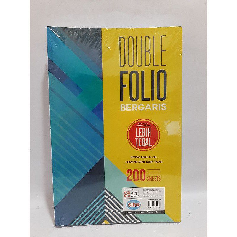 Double folio garis Sidu 70 gram