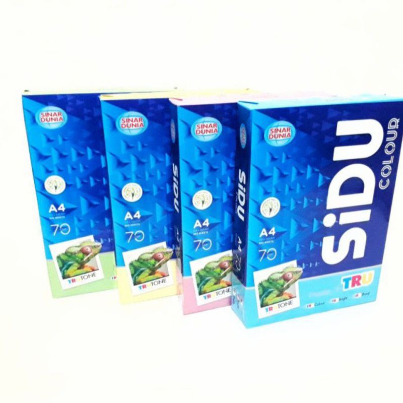 Kertas HVS SiDu Warna A4 70 GSM - Pink