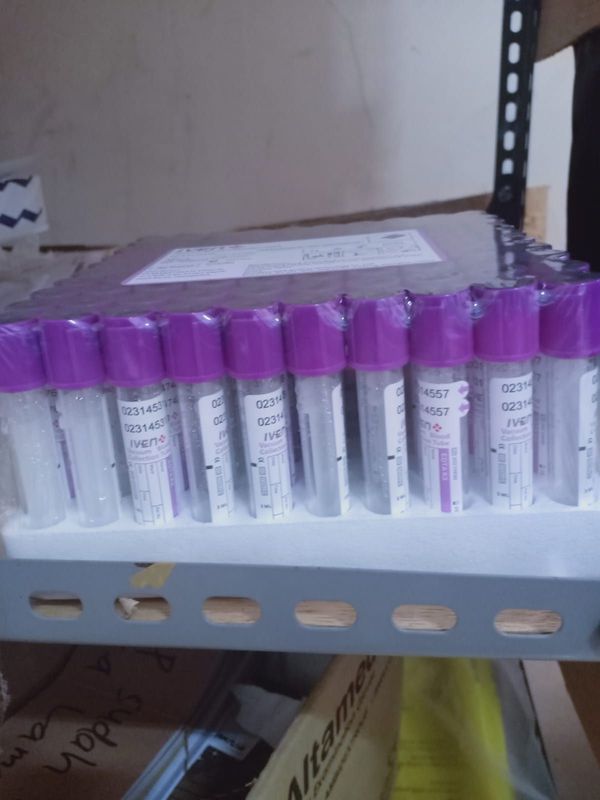 Tabung Vacutainer K3EDTA Ungu 3ml Kaca Iven